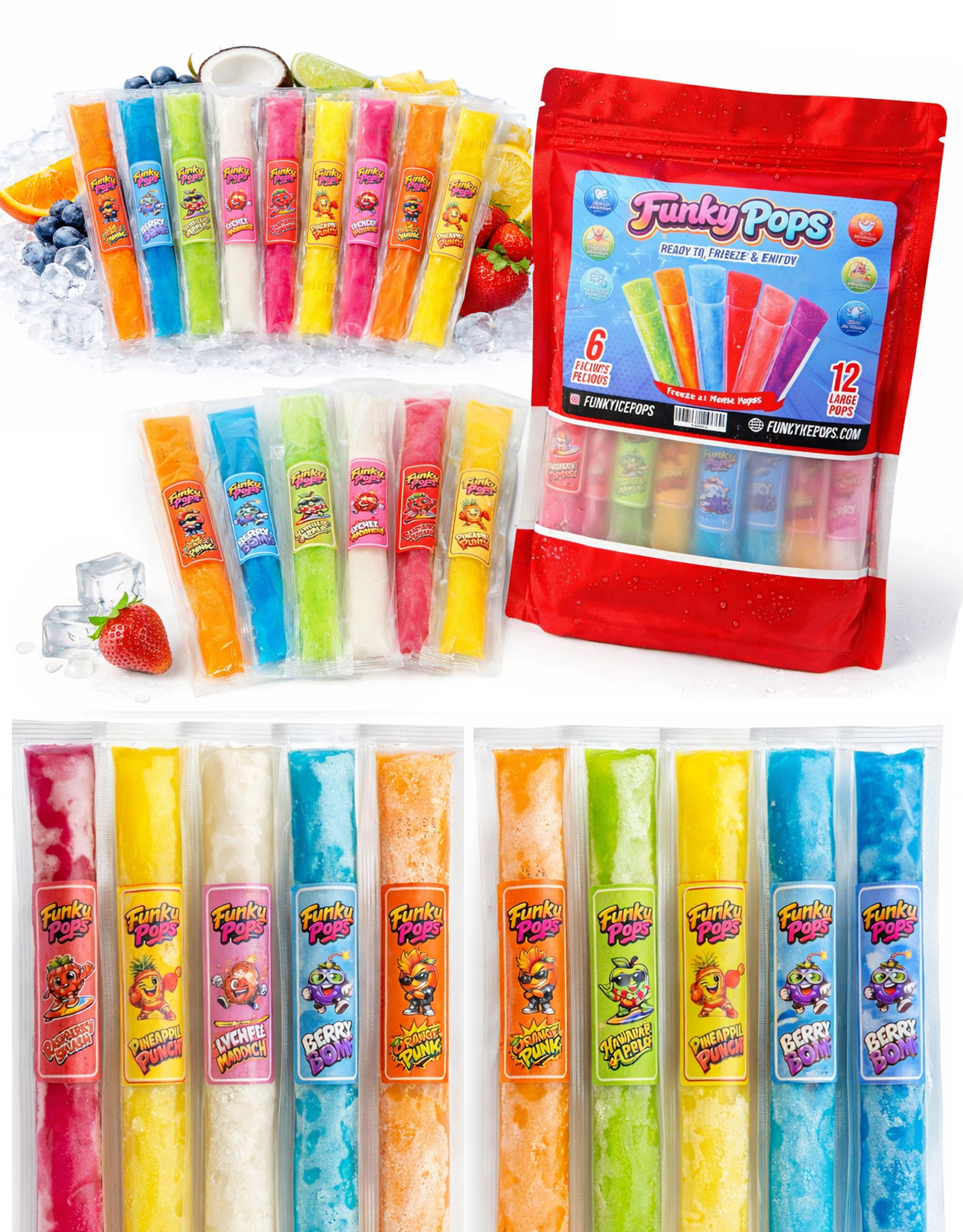 PACK OF 24 – Funky Pops